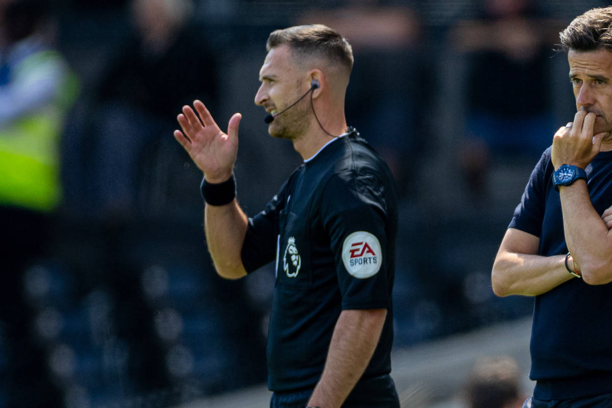 Referee confirmed for Liverpool vs. Man United as controversial Diaz ...