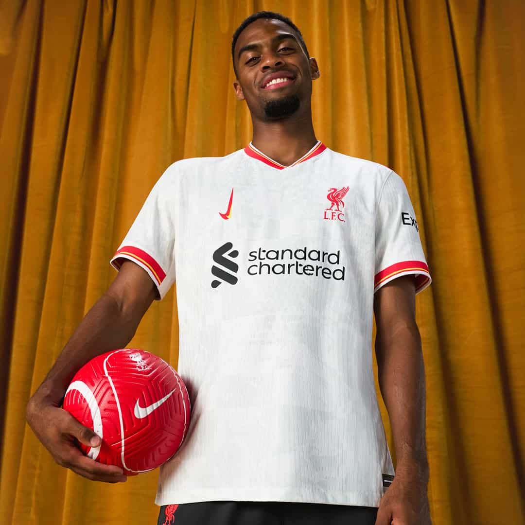 Liverpool FC unveil new third kit for 2024/25 - with vertical Nike logo ...