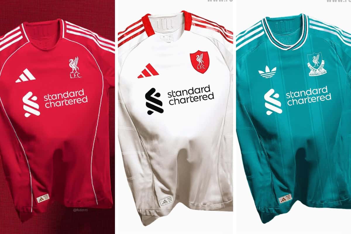 Liverpool to wear 3 different badges on their Adidas kits next season ...
