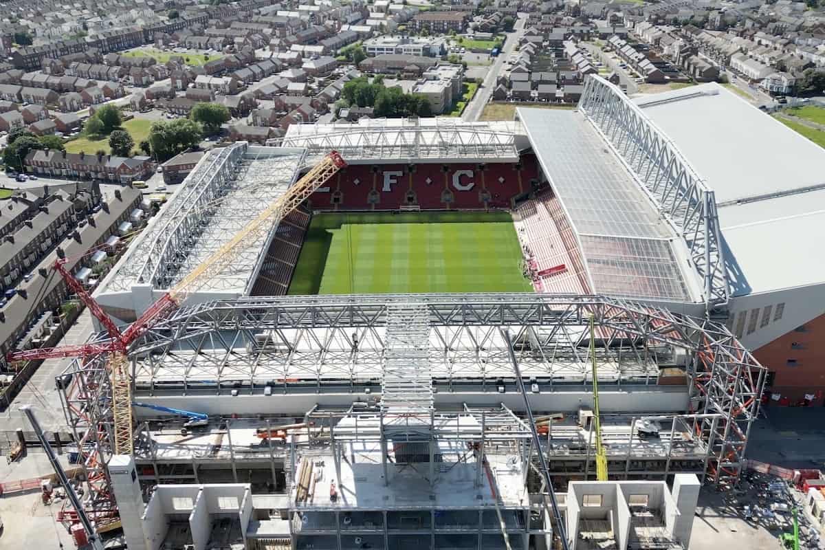 23 new photos of Anfield with £80 million expansion and new pitch
