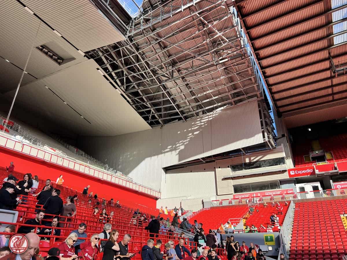 12 images and video inside Anfield Road End as fans gets first look at ...