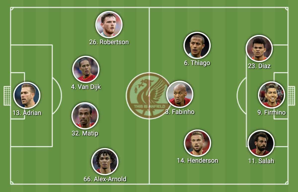 Confirmed Liverpool lineup vs. Man City as Roberto Firmino starts