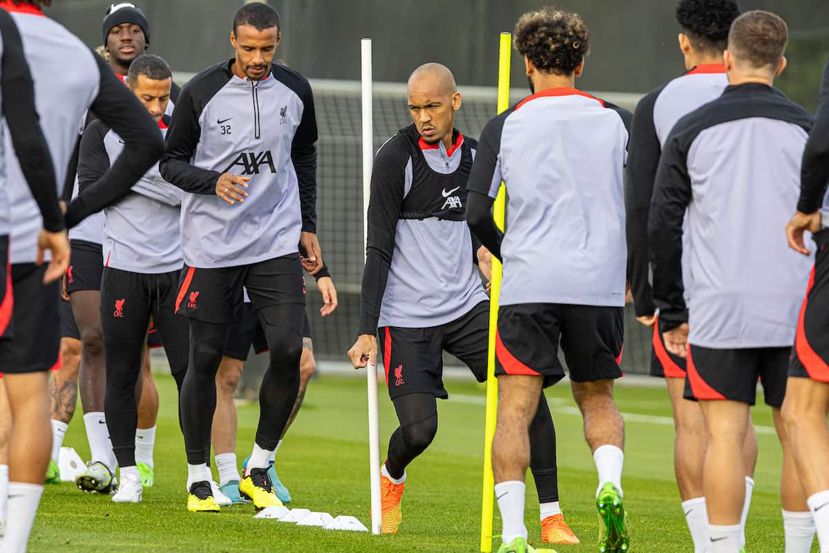 17 new photos as Liverpool squad trains ahead of Rangers clash