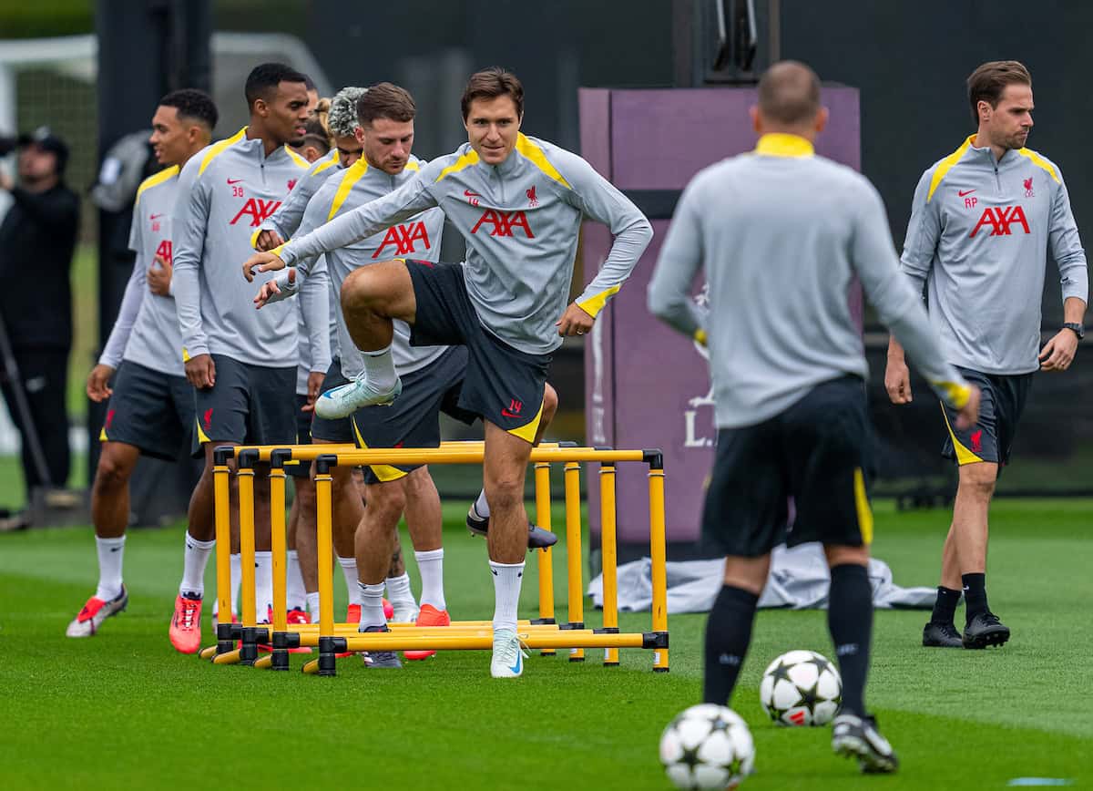 15 photos from inside Liverpool training as Reds prepare for 6 possible ...