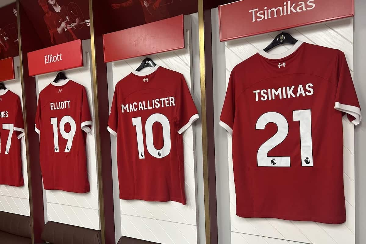 Liverpool FC shirt numbers that will be available to new signings this ...