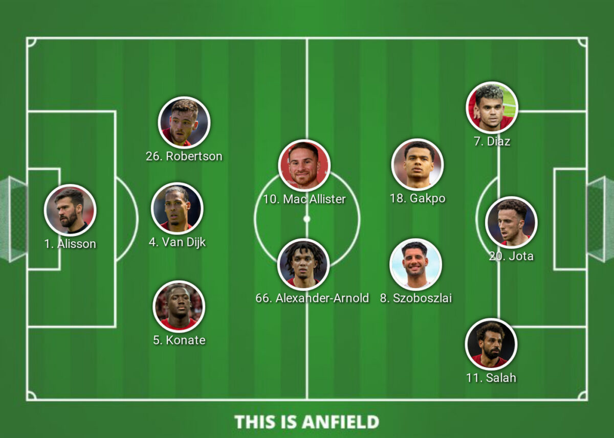 Liverpool lineup vs. Chelsea - Klopp's 2 big decisions for Premier ...