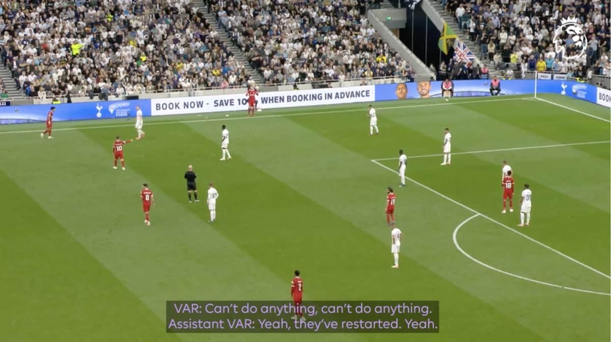 "Oh, for f***'s sake" - Full VAR audio of Luis Diaz offside decision ...
